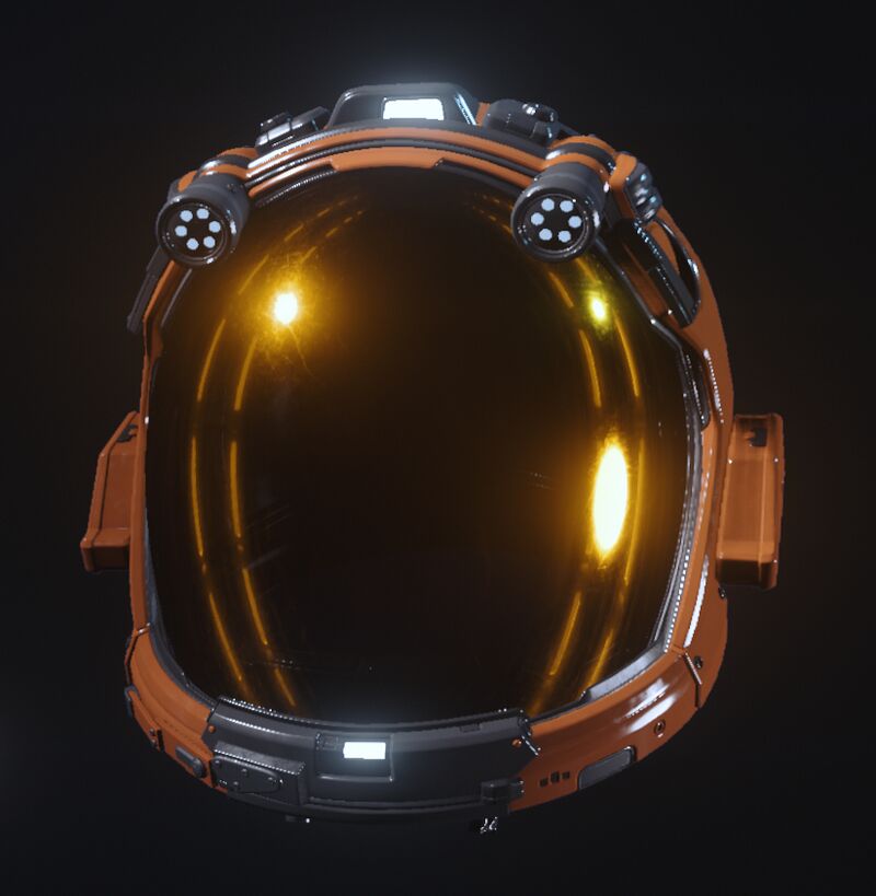 Zeus Exploration Suit Helmet Solar - Roberts Space Industries - Star ...